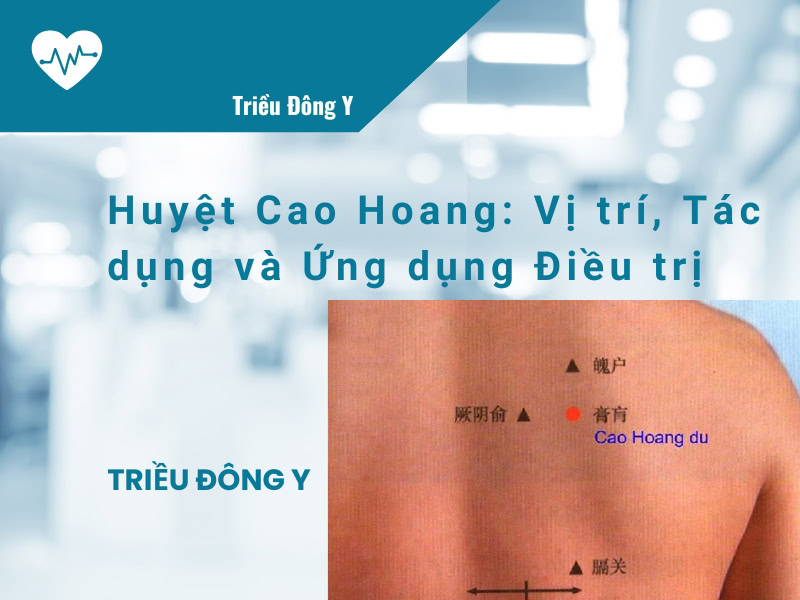 Huyệt Cao Hoang: Vị trí, Tác dụng và Ứng dụng Điều trị